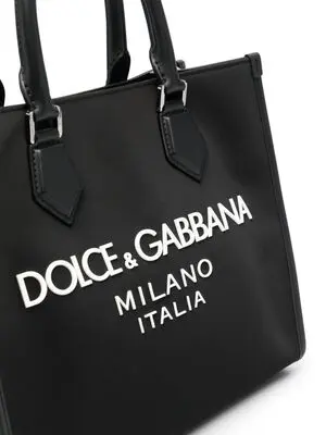 Dolce & Gabbana Logo-embossed Tote Bag - Black