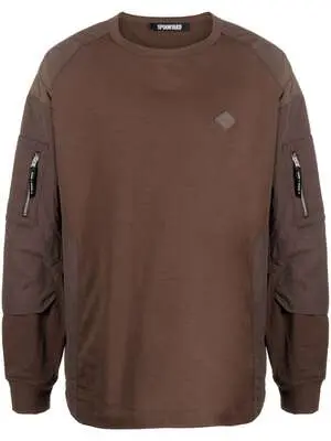 SPOONYARD Crew-neck Cotton Sweatshirt