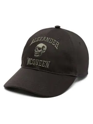Alexander McQueen Logo-embroidered Cap