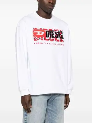 DIESEL® Logo Embroidered Sweatshirt