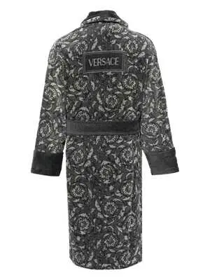 Versace Barocco Belted Bathrobe