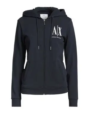 Armani Exchange Cotton-blend Fleece Sweatshirt - Navy