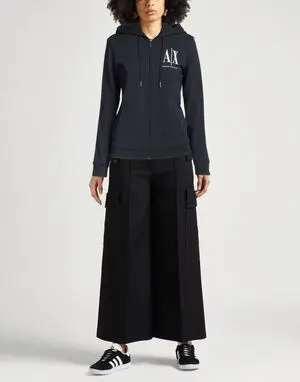 Armani Exchange Cotton-blend Fleece Sweatshirt - Navy