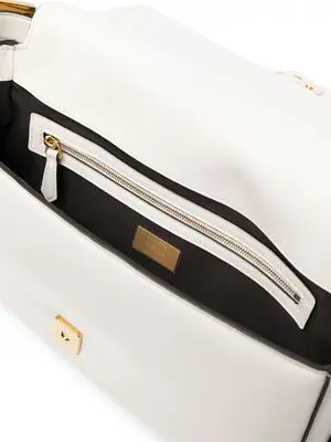 Fendi Ff Leather Shoulder Bag
