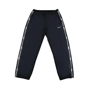 Supreme Reflective Zip Track Pant In Black | Editorialist