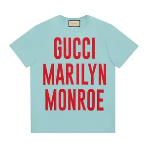 Gucci Marilyn Monroe T-shirt 'turquoise - Blue