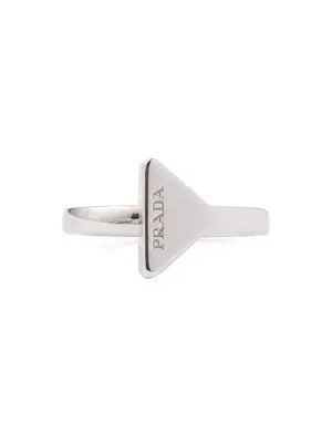 Prada Metal Ring Silver