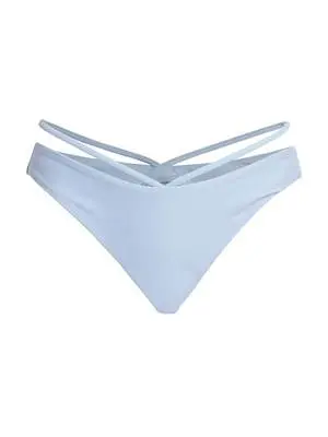Simkhai Emmalynn Strappy Bikini Bottoms Marina Blue