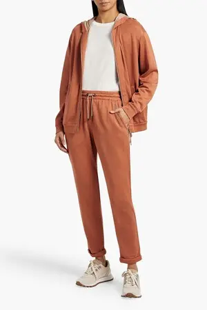 Brunello Cucinelli Cotton-blend Jersey Hoodie