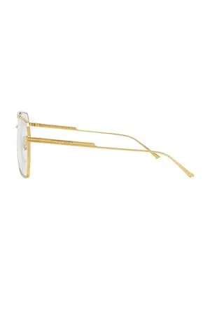 Bottega Veneta Light Ribbon Sunglasses - Shiny Gold