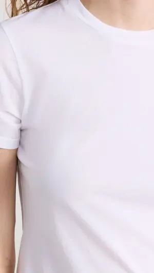 NILI LOTAN Mariela Crewneck Tee - White