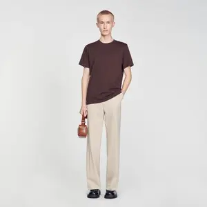 Sandro Short-sleeved T-shirt Dark Brown