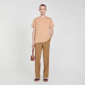 Sandro Short-sleeved T-shirt Light Brown