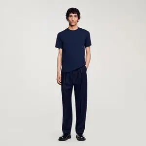 Sandro Short-sleeved T-shirt Navy Blue