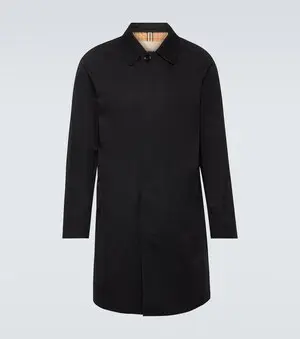 Burberry Cotton Gabardine Car Coat - Black