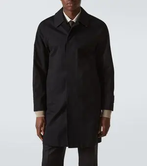 Burberry Cotton Gabardine Car Coat