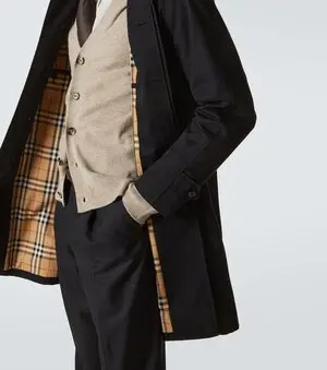 Burberry Cotton Gabardine Car Coat