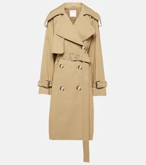 Sportmax Ricamo Cotton Trench Coat