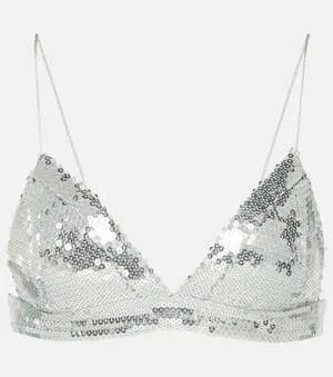 Alex Perry Sequined Bralette