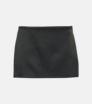 Khaite Jett Crêpe Miniskirt
