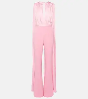 Safiyaa Bianca Caped Jumpsuit - Gold