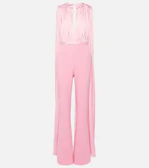 Safiyaa Bianca Caped Jumpsuit - Gold