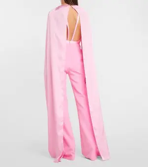 Safiyaa Bianca Caped Jumpsuit