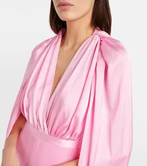 Safiyaa Bianca Caped Jumpsuit