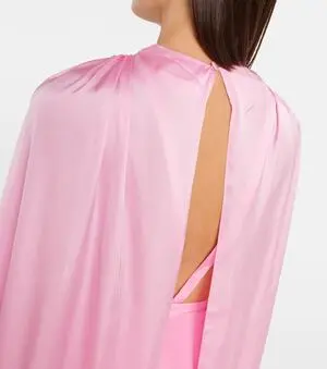 Safiyaa Bianca Caped Jumpsuit