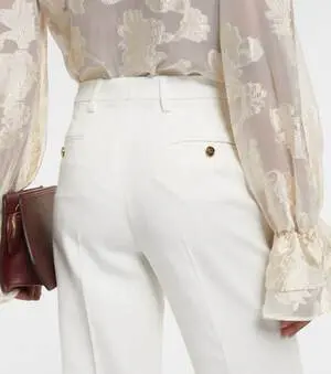 Etro Mid-rise Flared Trousers