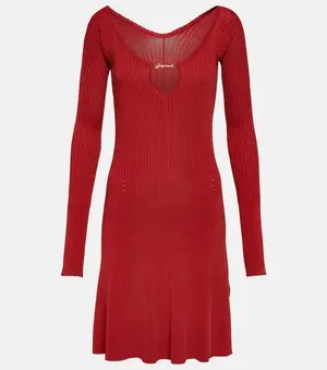 Jacquemus La Mini Robe Pralu Minidress - Black