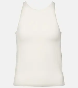 Max Mara Alfeo Wool-blend Top - Neutrals