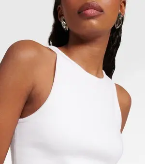 Max Mara Alfeo Wool-blend Top - Neutrals