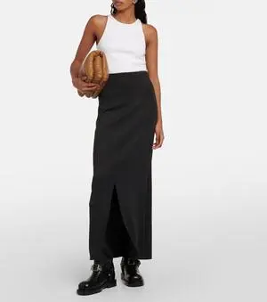 Max Mara Alfeo Wool-blend Top - Neutrals