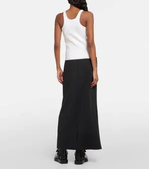 Max Mara Alfeo Wool-blend Top - Neutrals