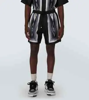 Amiri Diamond Silk Shorts