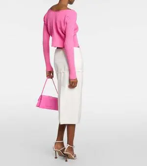Jacquemus La Maille Pralù Longue Cardigan - Pink
