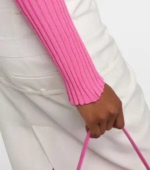Jacquemus La Maille Pralù Longue Cardigan - Pink