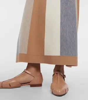 Gabriela Hearst Harlow Leather Ballet Flats
