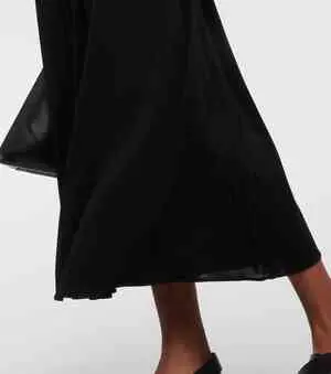 Max Mara Valido Pleated Maxi Dress