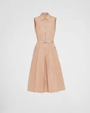 Prada Faille Midi Dress