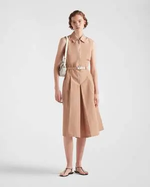 Prada Faille Midi Dress