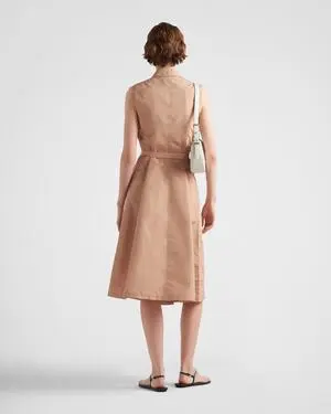 Prada Faille Midi Dress