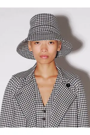 Rosetta Getty Gingham Bucket Hat