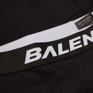 Balenciaga Logo Boxer Briefs In Black/Black - 60% Off | Editorialist