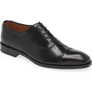 FERRAGAMO Fermin Cap Toe Oxford - Nero New Biscotto