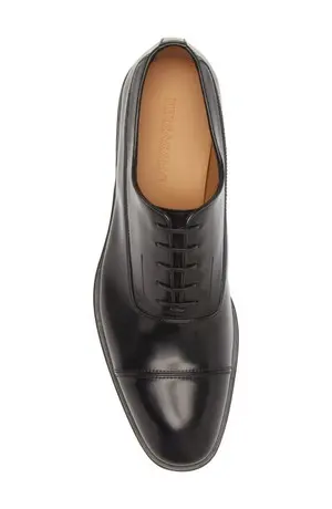 FERRAGAMO Fermin Cap Toe Oxford - Nero New Biscotto