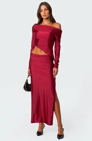 EDIKTED Reema One-shoulder Top