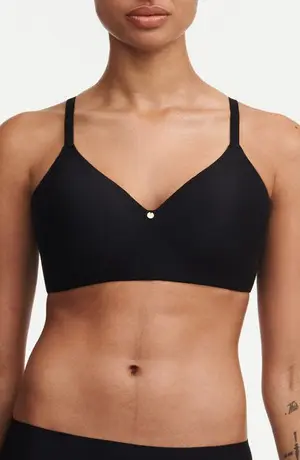 Chantelle C Jolie Wireless T-shirt Bra Black