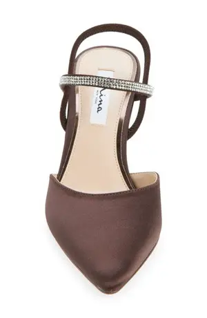 Nina Billie Slingback Pumps - Chocolate
